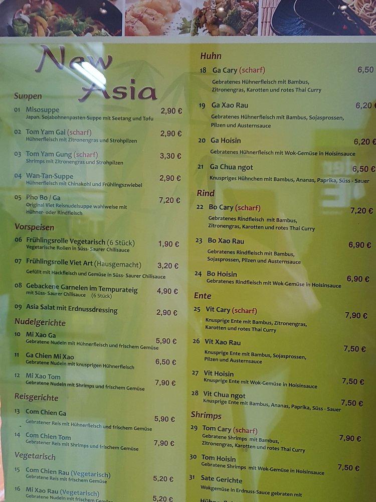 Menu at Newasia Asiamarkt und Asiaimbiss Asiashop restaurant, Munich