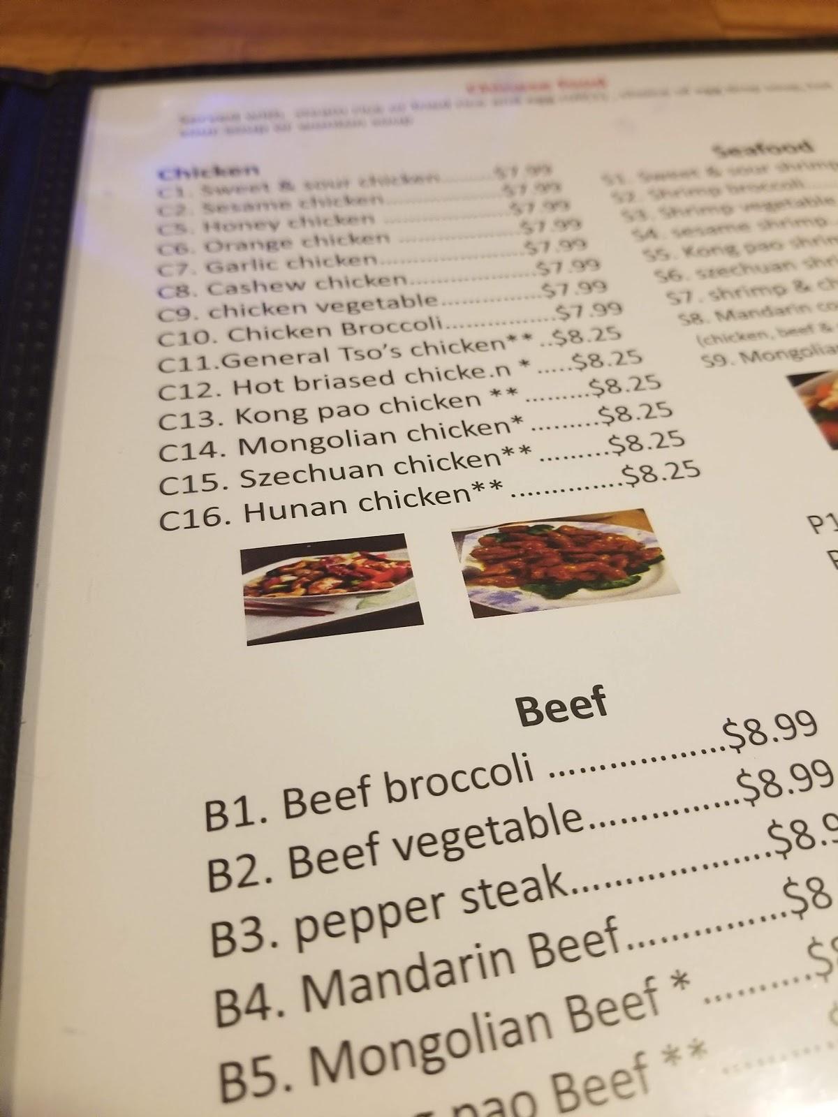 Carta de KT Pho Asian restaurant - Jacksonville, AL, Jacksonville