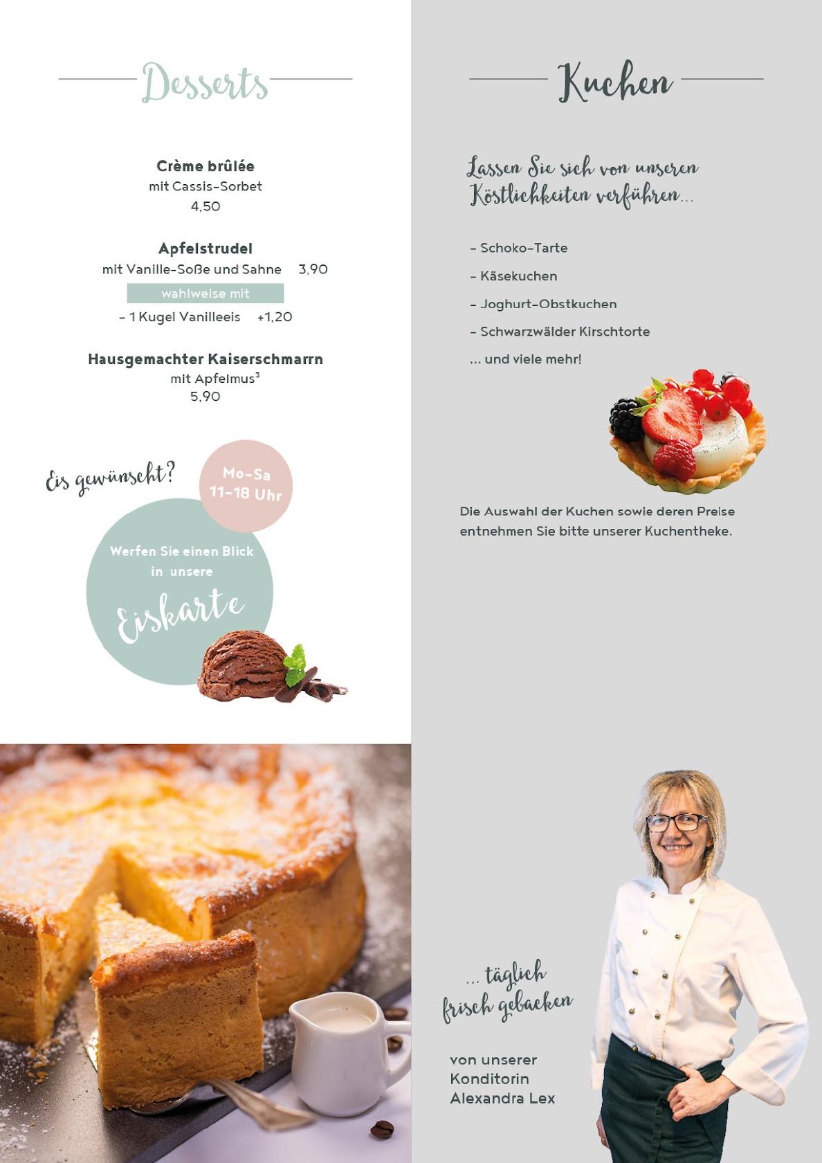 Speisekarte von freys Restaurant Cham, Cham