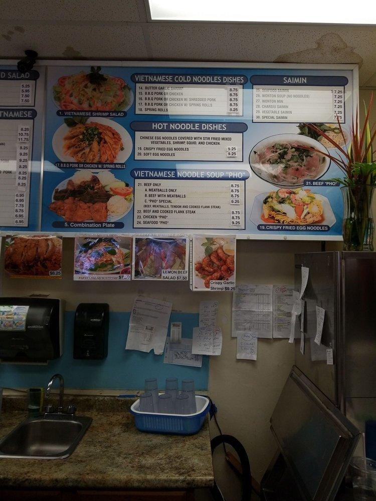 Menu at Fort Street Cafe, Honolulu
