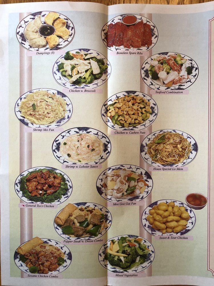 Menu at Jing Chen Chen's Garden restaurant, Paden City