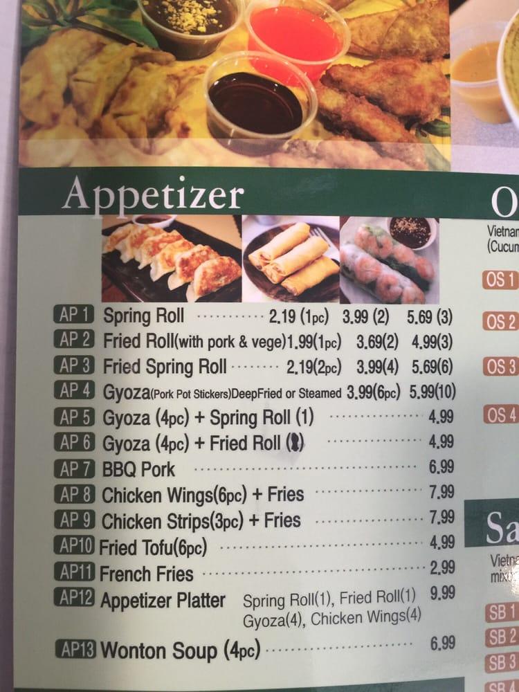 Menu at Pho Ever & Wok restaurant, Puyallup, Canyon Rd E Ste 47