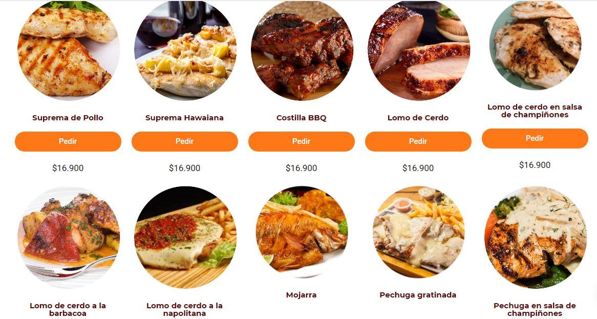Menu at Restaurante 200 Gramos, Bogotá