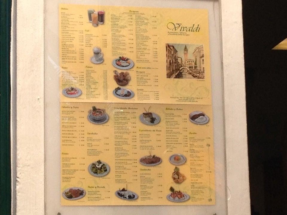 Carta de Restaurante Vivaldi y Salón de Eventos Stravaganza, Cuernavaca ...