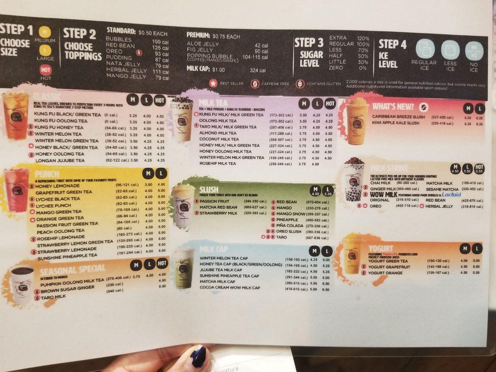 Menu at Poke Station, New York City, Broadway