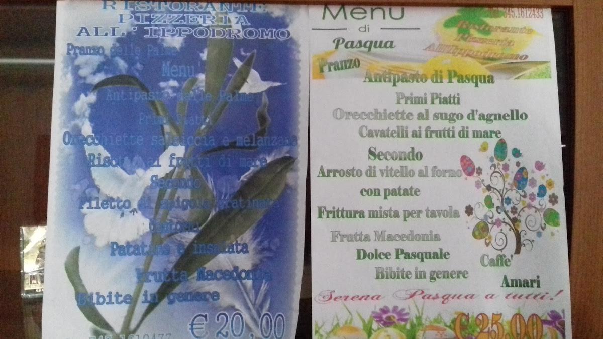 Menu da Ristorante da Francesco - Ippodromo Paolo VI, Italia