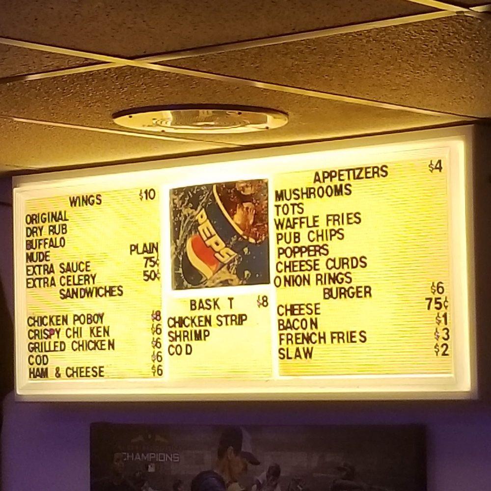 Menu at Chicken Licks pub & bar, Sun Prairie, County Hwy N #3