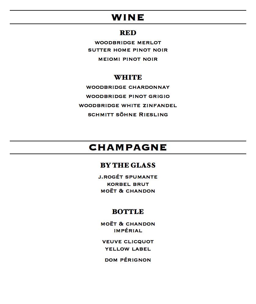 Menu at Teasers Men's Club, Durham