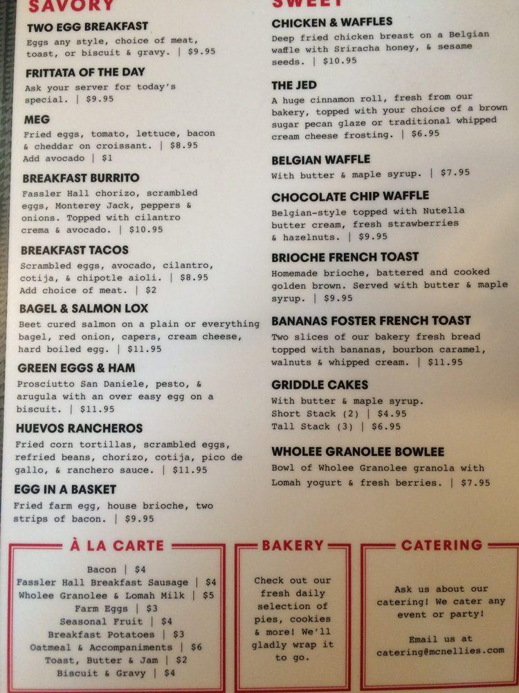 Menu at Dilly Diner cafe, Tulsa