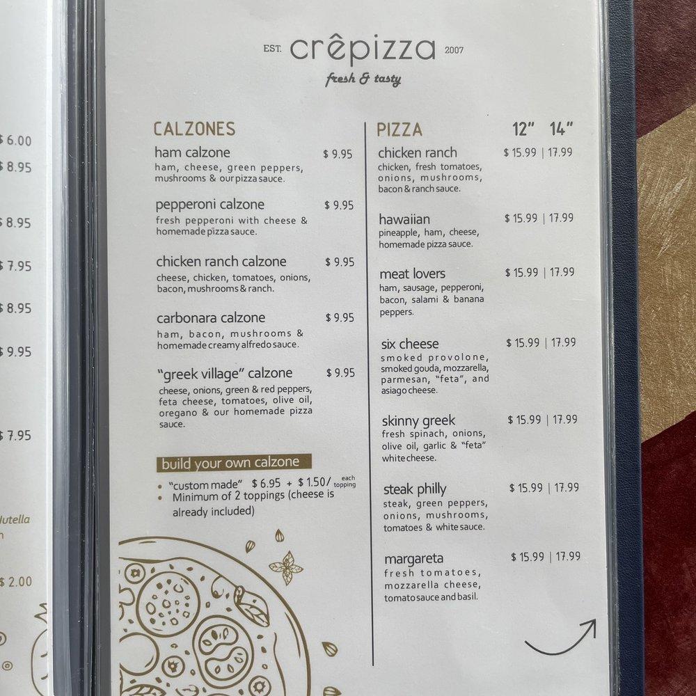 Menu at Pizza Barbarossa, Charleston, 100 RHL Blvd