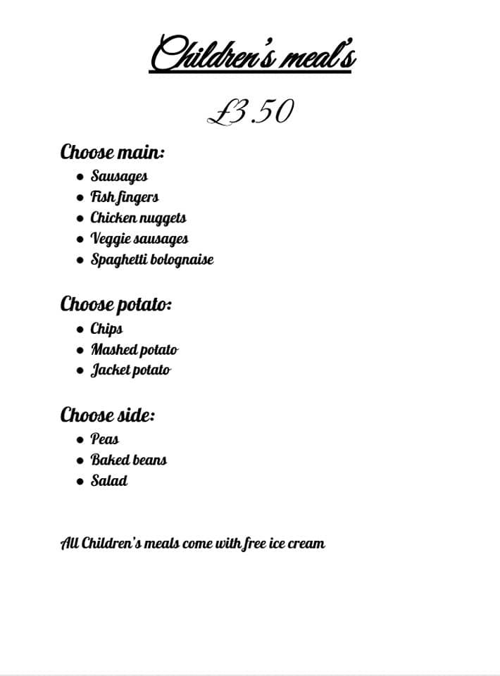 Menu at The Colliers Arms Porth pub & bar, Porth