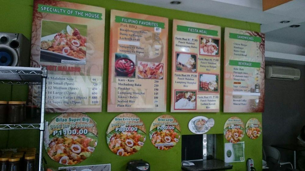 Menu at Auntie's Bread and Cake House, Marikina