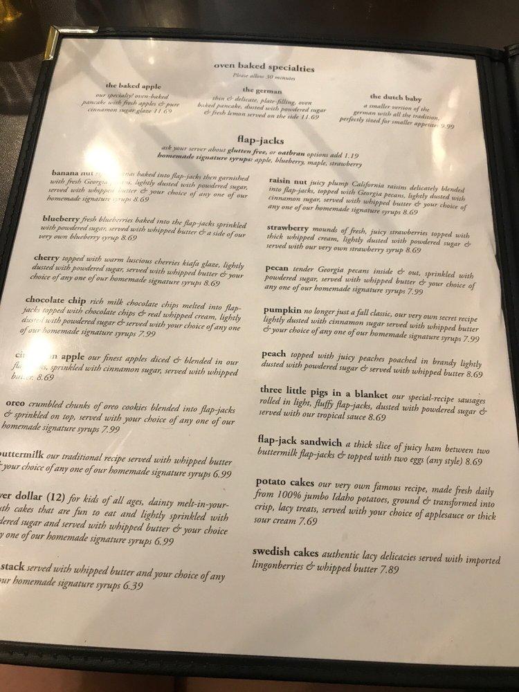 Menu at Flap Jacks of Oak Lawn restaurant, Oak Lawn