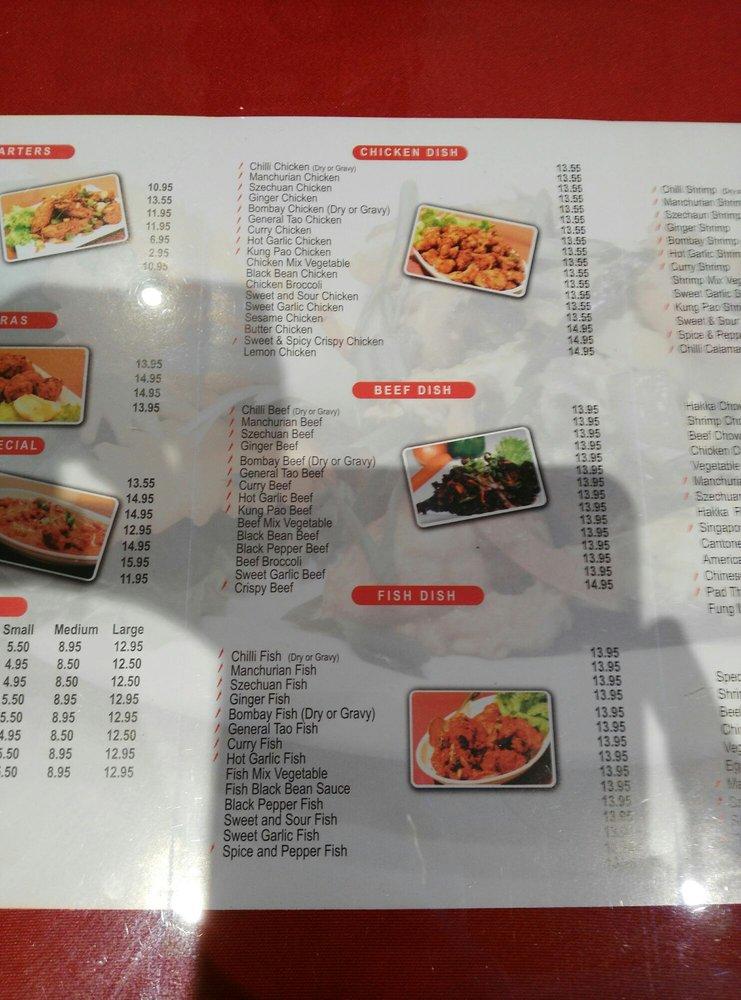 Menu at Chilli Chicken House (CCH) restaurant, Mississauga, Creditview ...