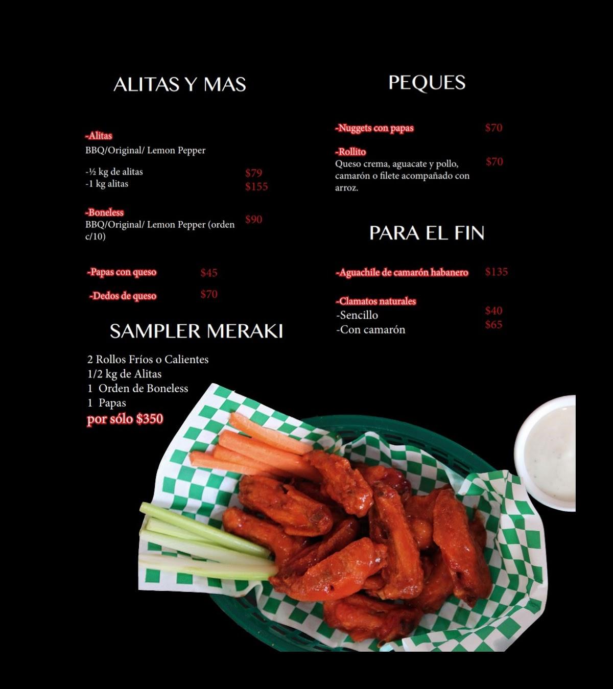 Carta del restaurante Meraki Sushi Ramos Arizpe, Ramos Arizpe, Río ...