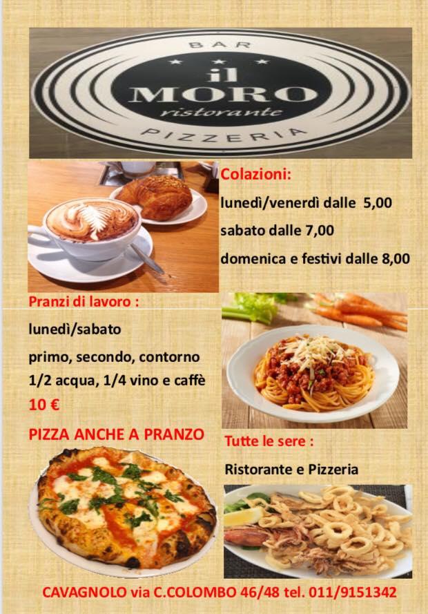 Menu at Il Moro pub & bar, Cavagnolo