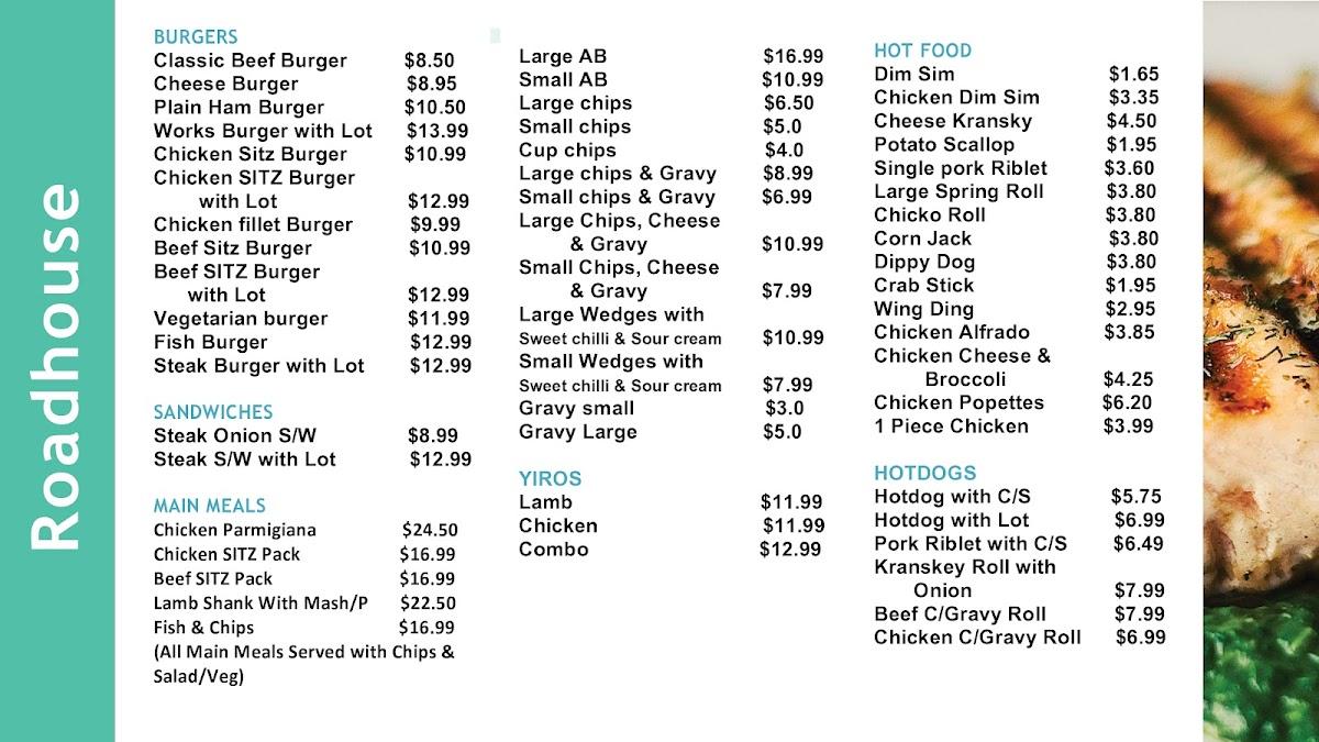 Menu at United Petroleum Barmera Roadhouse (Pie Face), Barmera