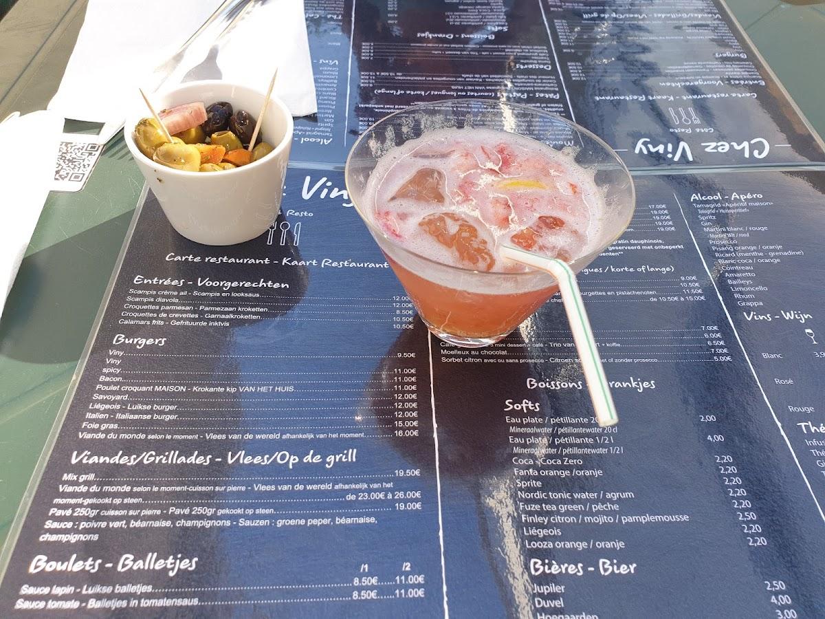 Menu au Chez Viny, Oreye