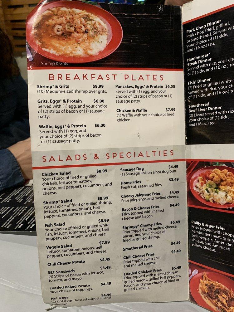 Menu at The Grill Reign restaurant, Gloverville, Augusta Rd