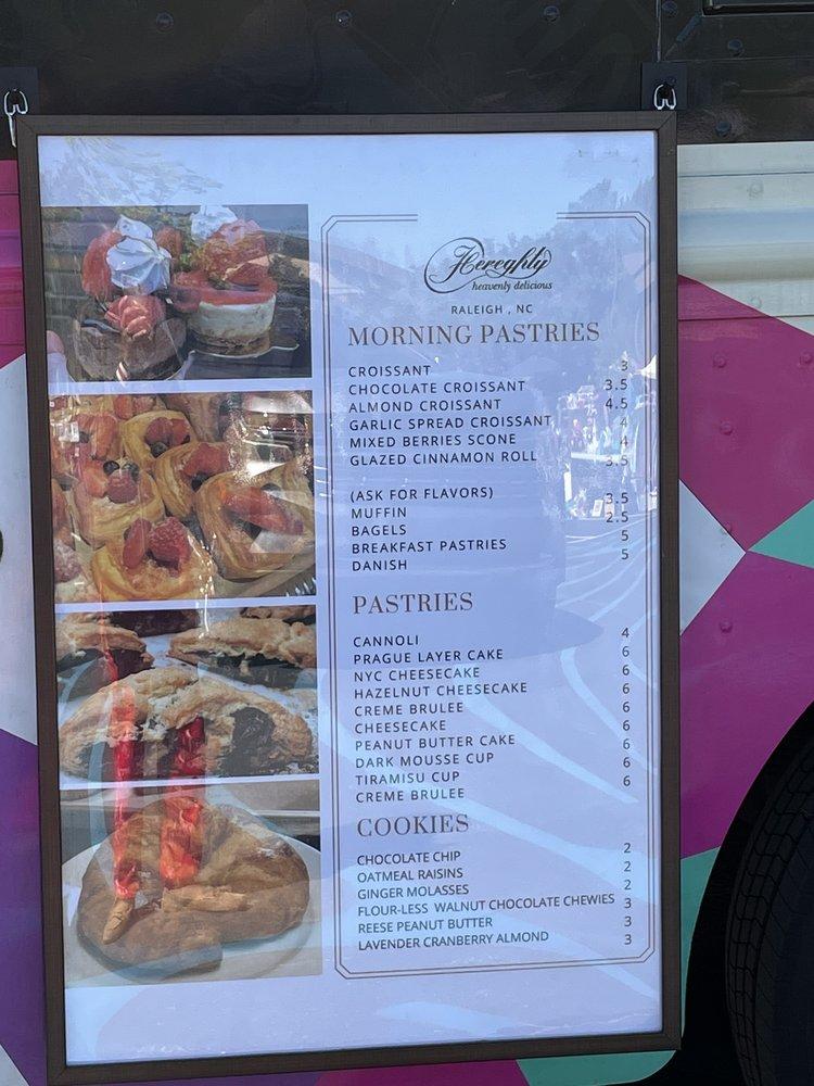 Menu at Deja Brew Coffee House, Raleigh