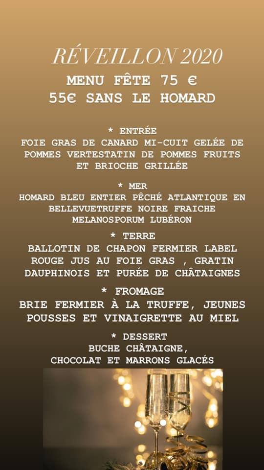 Menu au Le Pavillon Bleu restaurant, Olivet