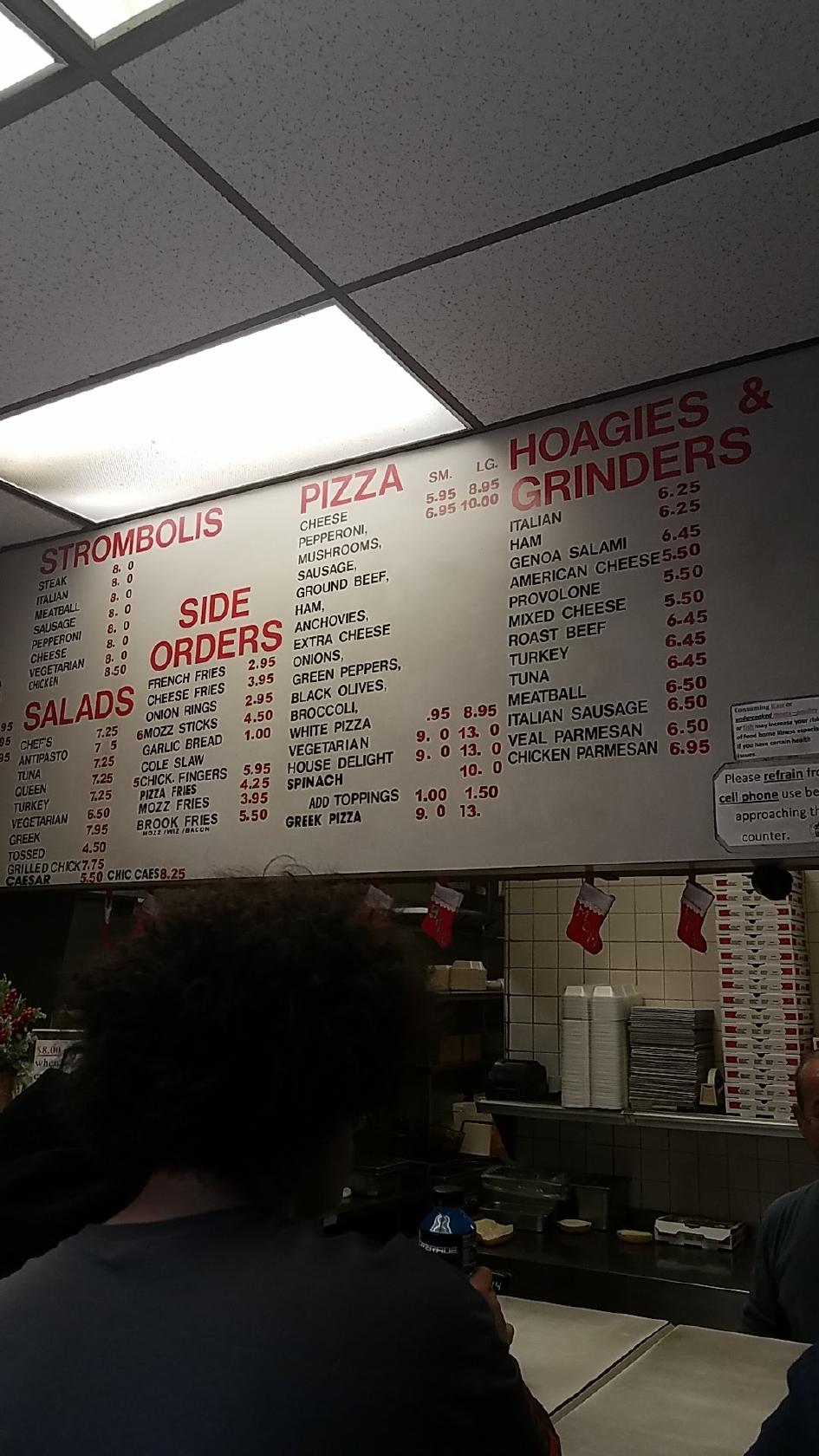 Menu at Overbrook Pizza pizzeria, Philadelphia, N 63rd St