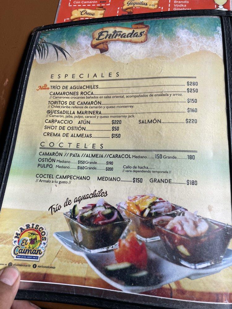 Carta de El Caiman, Rosarito