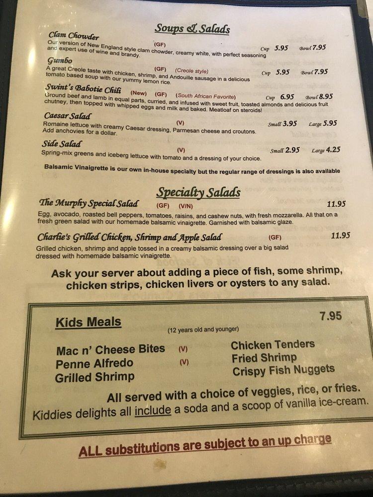 Menu at Georgia Shrimp Company pub & bar, Peachtree City