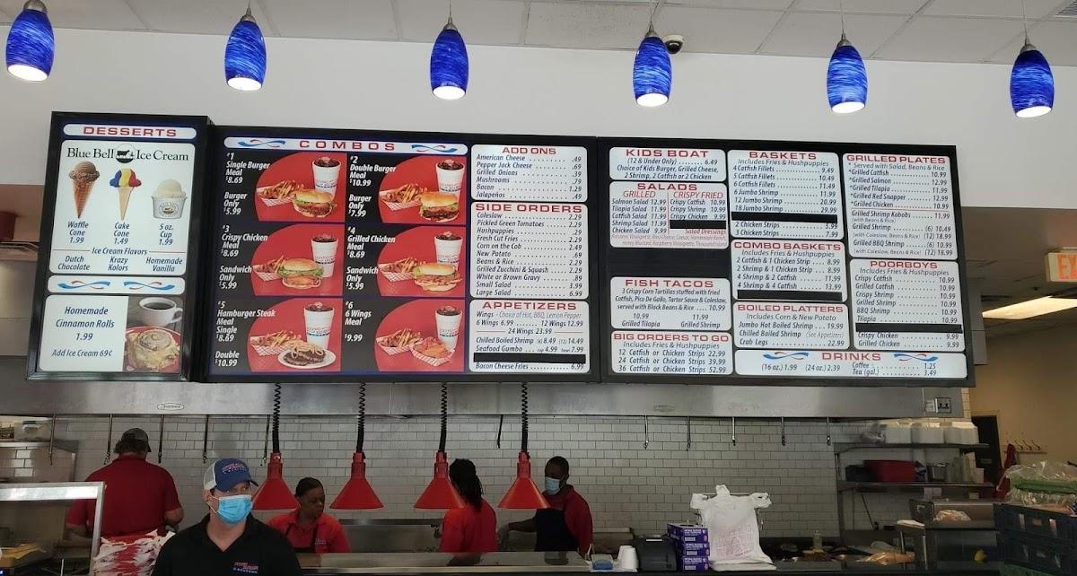 Menu at Flying Burger restaurant, El Dorado