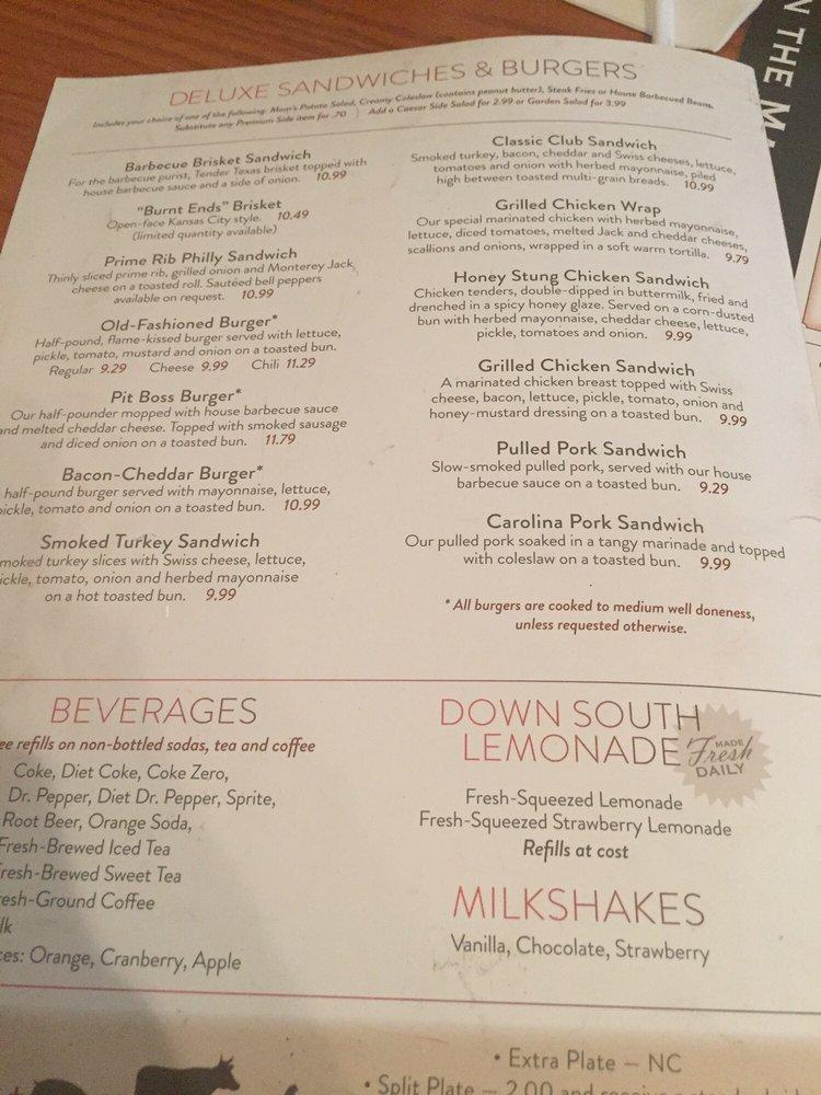 Menu at Goodwood Barbecue Company, Boise