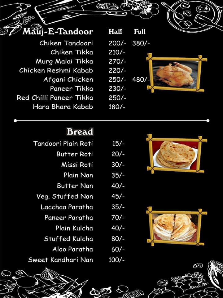 Menu at The Hot Kitchen, Varanasi, 7