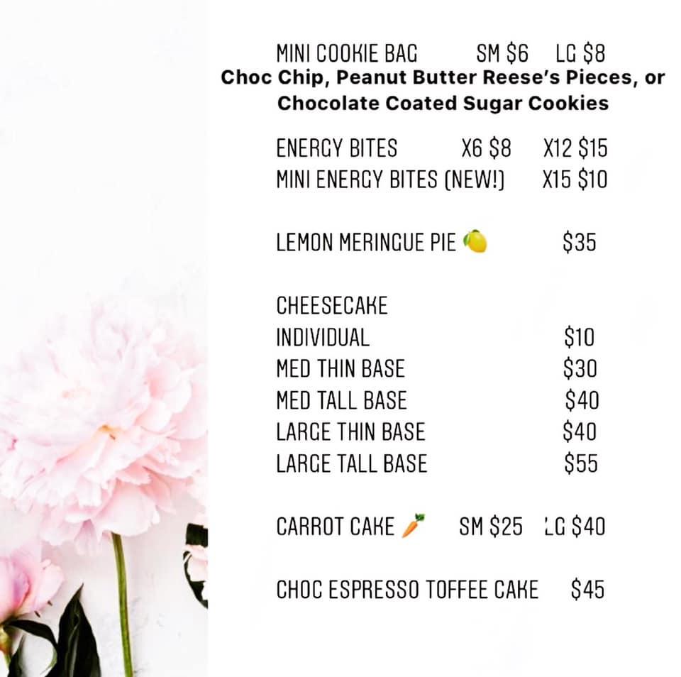 Menu at Café Trocadero, Dauphin