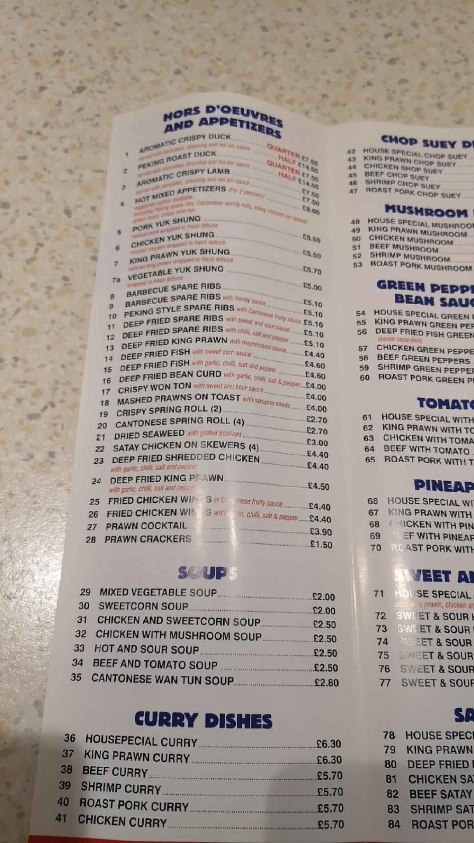 Menu at D & F Kitchen fast food, Hull