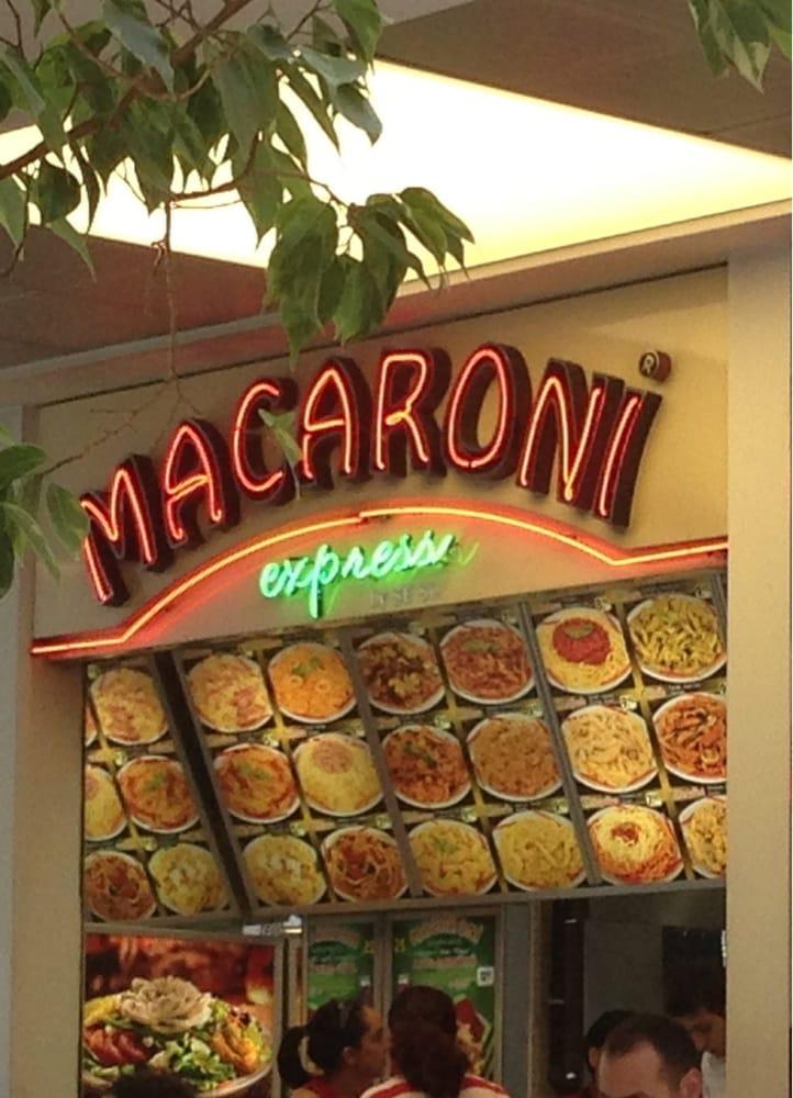 Menu at Macaroni Express, Izmir, Agora AVM. Mithatpaşa Cad. No:1446 B ...
