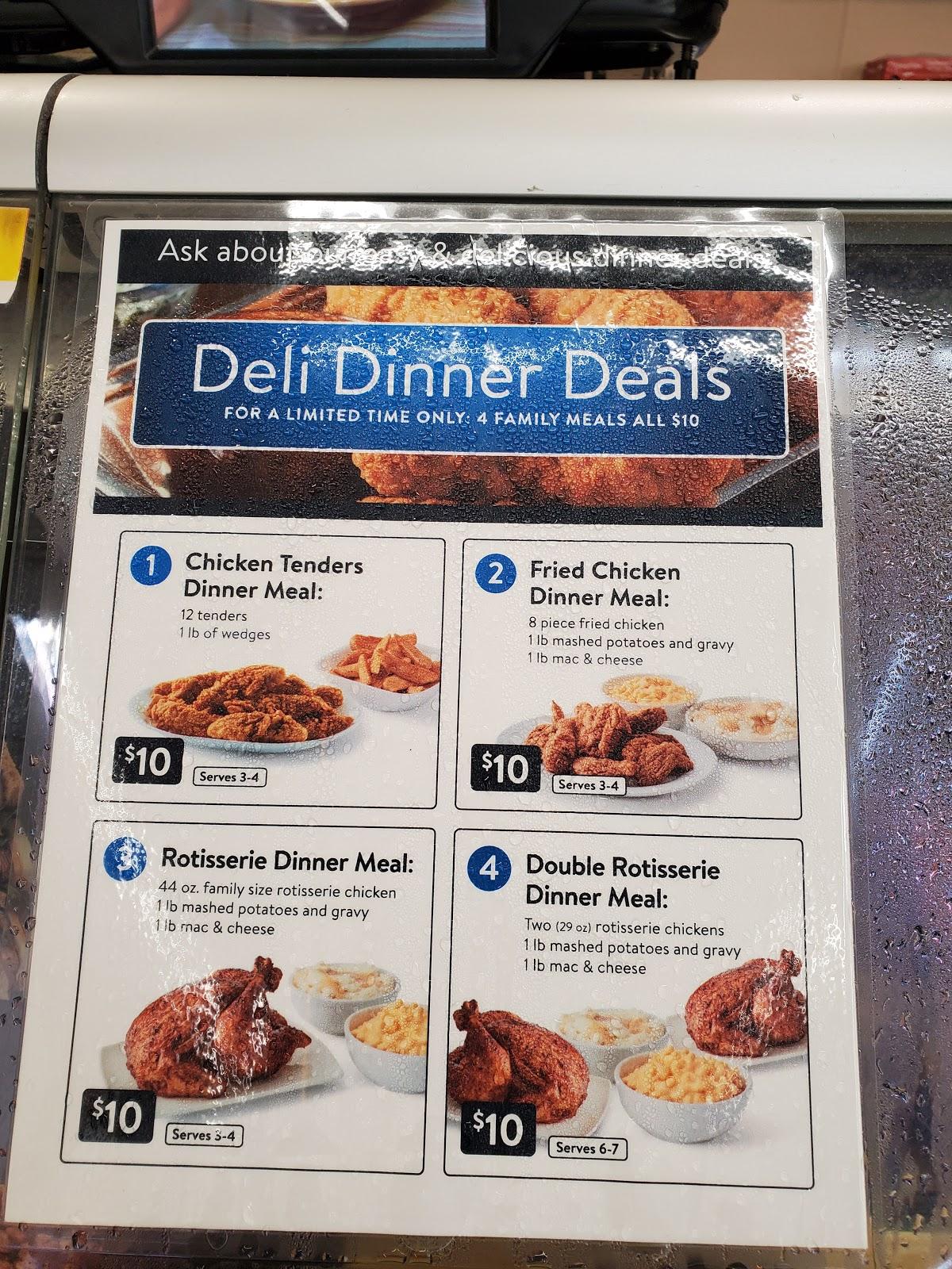 Menu at Walmart Supercenter, Liberal, 250 Tucker Rd