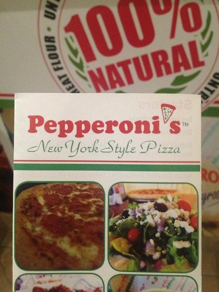 Menu at Pepperoni's - Cinco Ranch pizzeria, Katy, Cinco Ranch Blvd #200