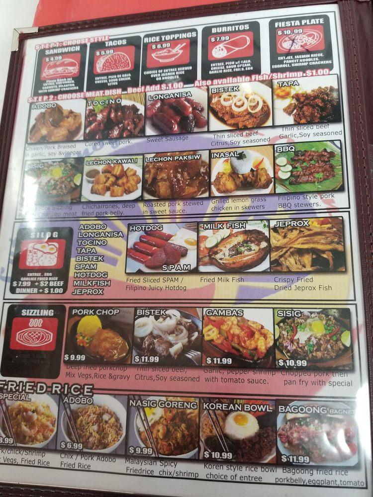 Menu at Lutong Pinoy 2 - Filipino Cuisine restaurant, Pembroke Pines