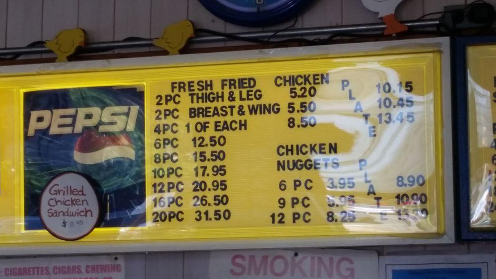 Menu at The Munch Box restaurant, Montauk