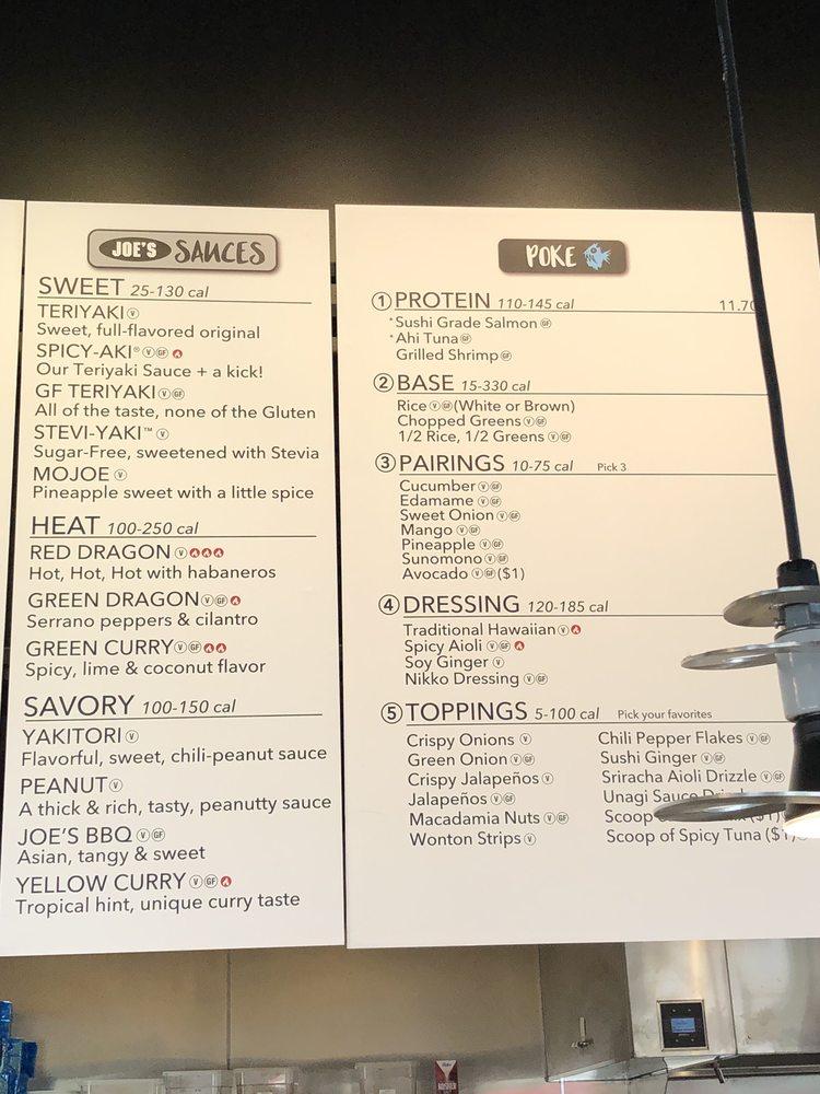 Menu at Tokyo Joe's - Arvada Ralston restaurant, Arvada, Ralston Rd #300