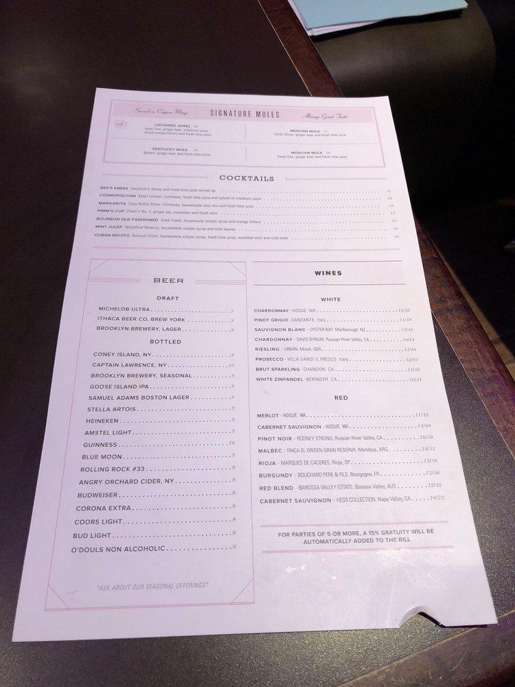 Menu at Broadway 49 pub & bar, West New York, Broadway