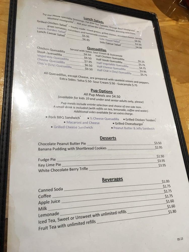 Menu at Big Bad Wolf Smokehouse Grill BBQ, Mount Juliet