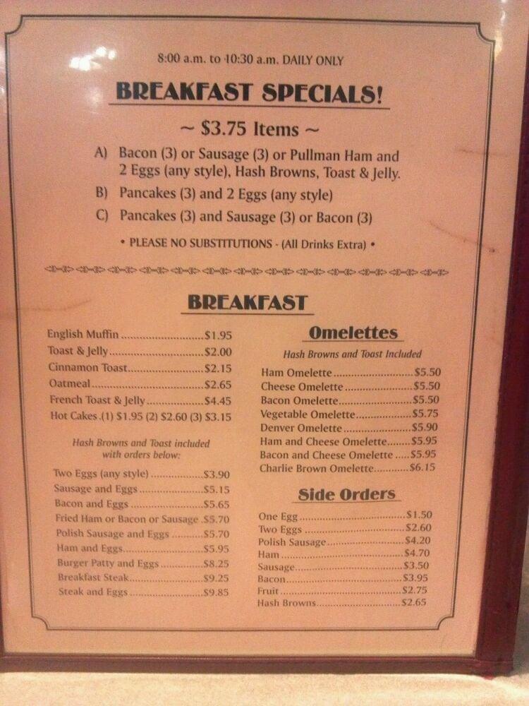 Menu at Canton Restaurant, Barstow