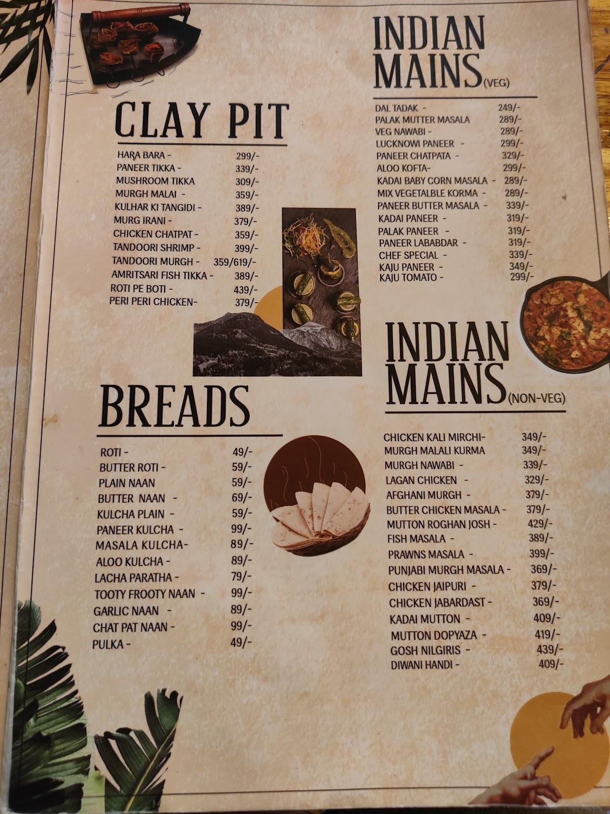 Menu at Food Republic, Vijayawada