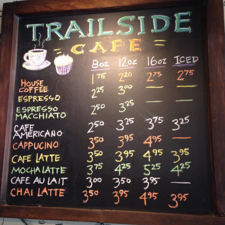 Menu at Arcadian Shop cafe, Lenox