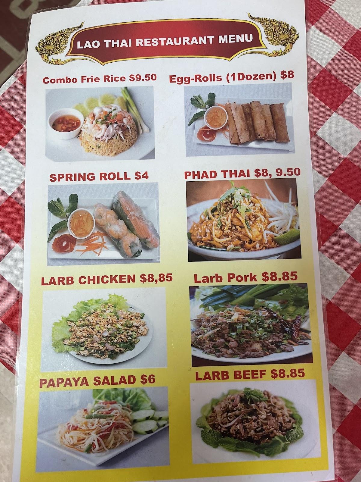 Carta de Lao - Thai Restaurant, Grand Island
