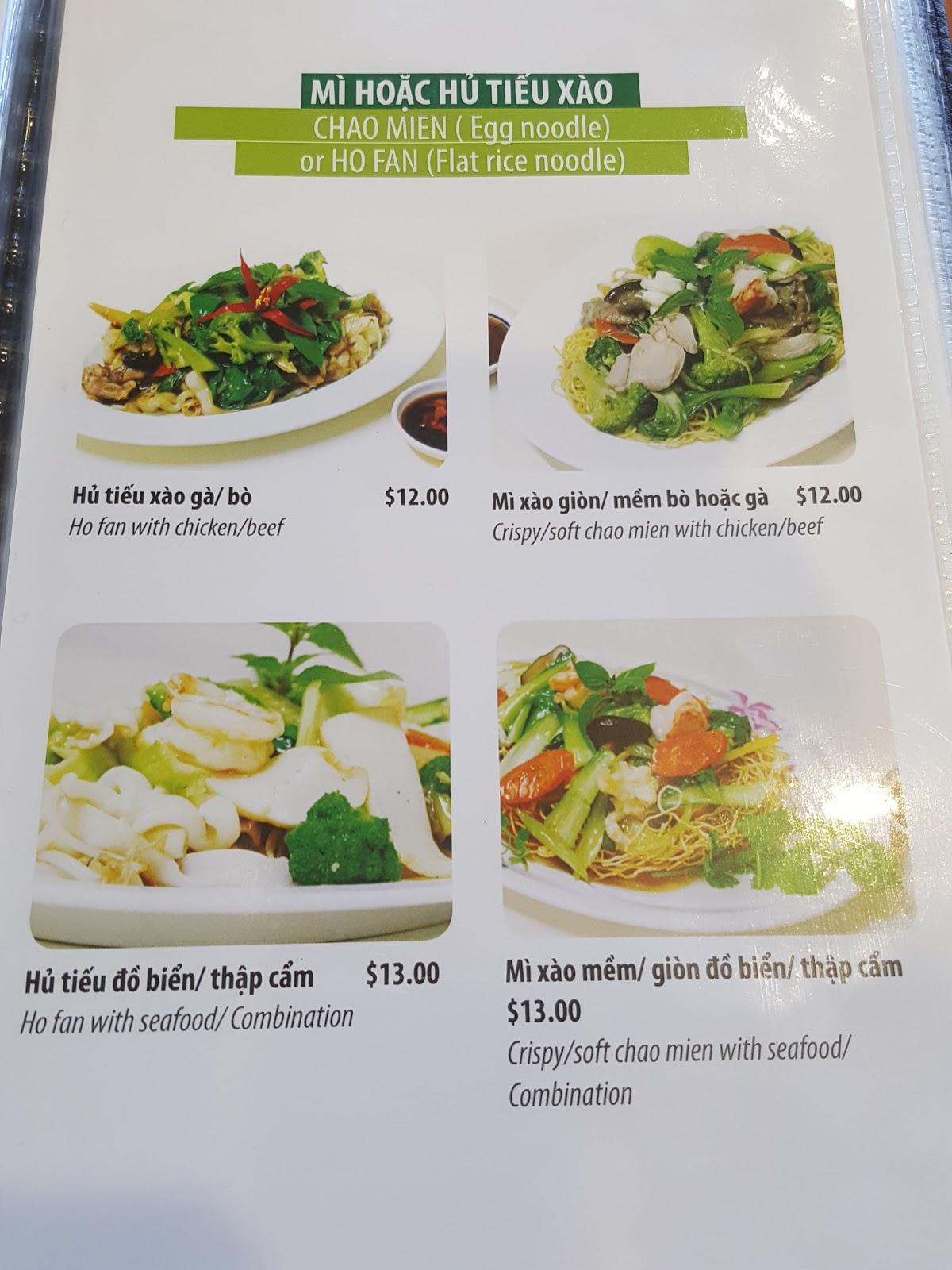 Menu at Chac's Lang Nuong restaurant, Inala, 13 Corsair Ave
