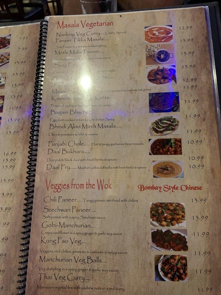 Menu at Nanking Indo Chinese Restaurant, Artesia
