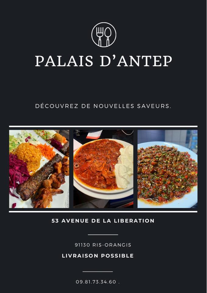 Menu at Restaurant Palais D'antep, Ris-Orangis