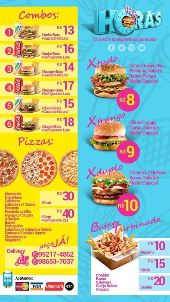 Menu at Altas horas de maricá cafeteria, Maricá