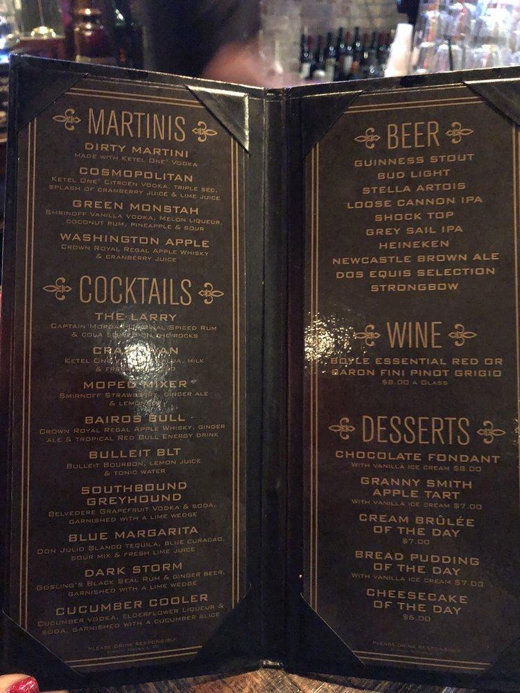 Menu at SpeakEasy Bar & Grill, Newport